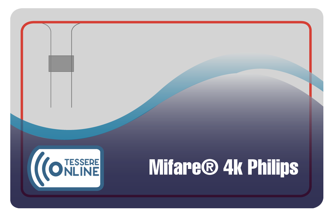 Tessere contactless RFID - Mifare 4k Philips | tessere-online.com